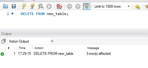 MySQL Error Code 1175 : MySQL Workbench Delete 구문 오류 해결. - SH PROGRAM